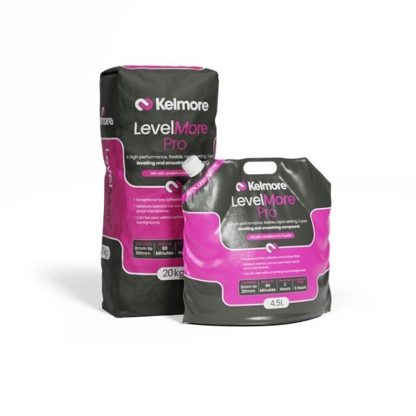 Kelmore LevelMore Pro 2 Part Levelling and Smothing Compound (See Options)