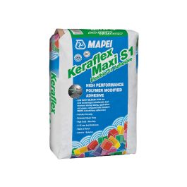 Mapei Keraflex Maxi S1 Flexible Low Dust Adhesive Grey (Pallet 48x20Kg)